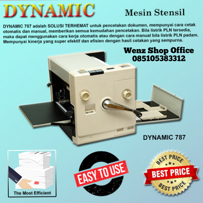 Jual Mesin Stencil Dynamic 787 Electric Mesin Cetak Stensil Terjangkau ... Jual Mesin Stencil Dynamic 787 Electric Mesin Cetak Stensil Terjangkau ...