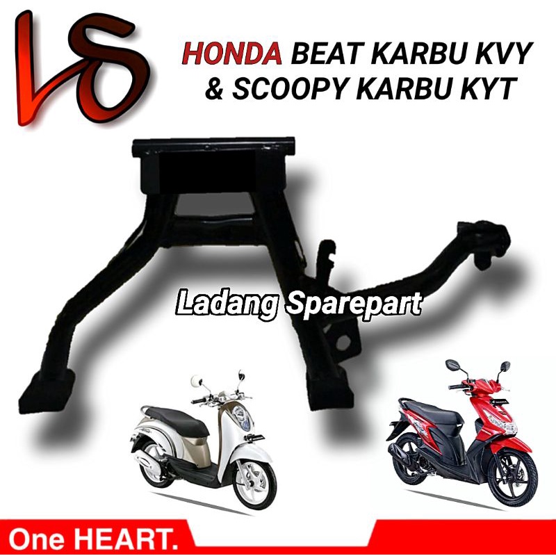Jual Standar Tengah Standar 2 Beat Karbu KVY Scoopy Karbu KYT 2008 2009 ...