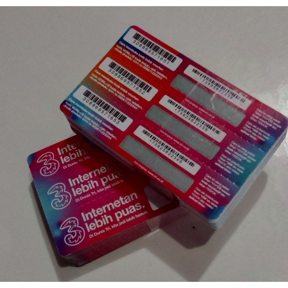 Jual VOUCHER TRI BLANK/KOSONG 3IN1 | Shopee Indonesia