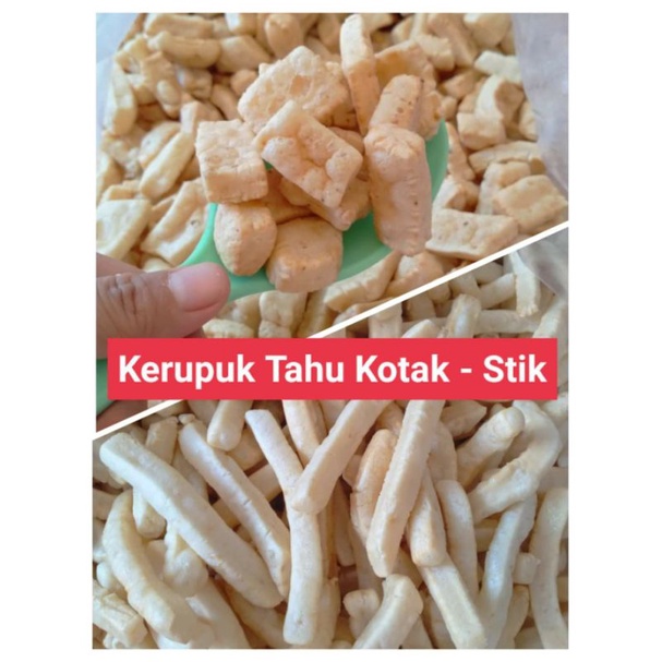 Jual [ 200gr ] Kerupuk Tahu Stik dan Original Snack Kiloan Murah ...