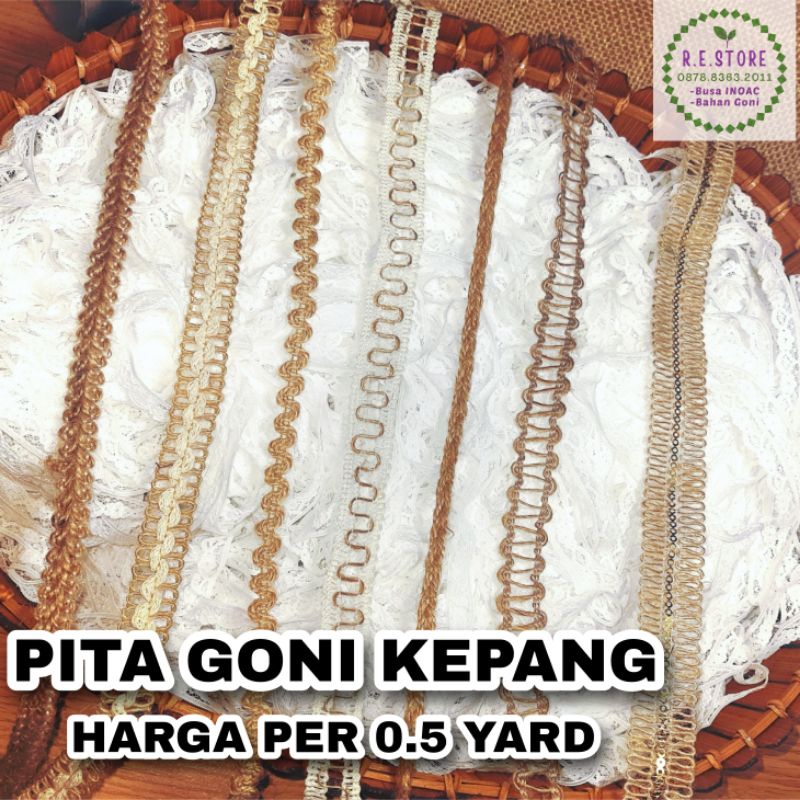 Jual (PER 0.5 YARD)Pita Goni Kepang-Pita Goni Anyam-Tali Rami Goni DIY ...