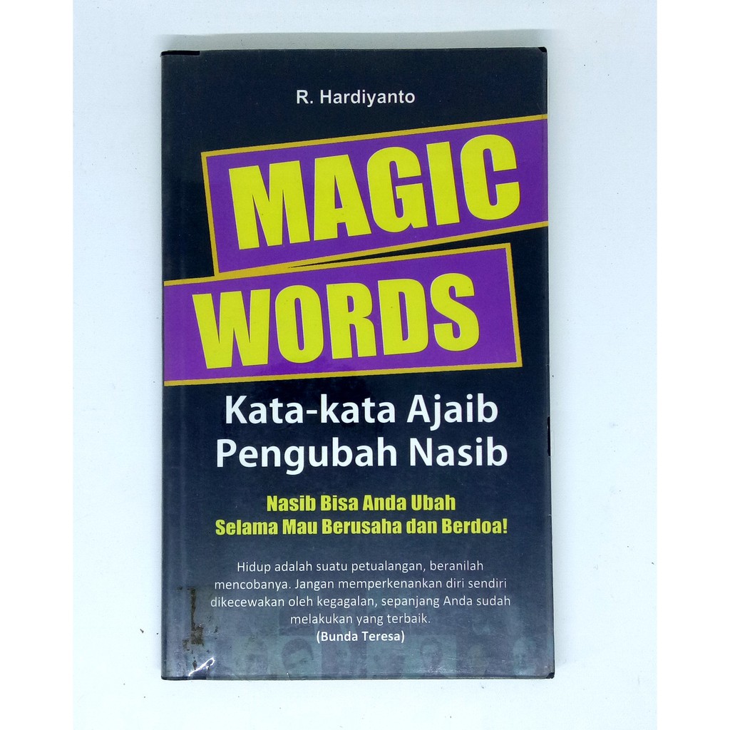 Jual marinashop77 Buku Magic Words Kata-kata Ajaib Pengubah Nasib ...