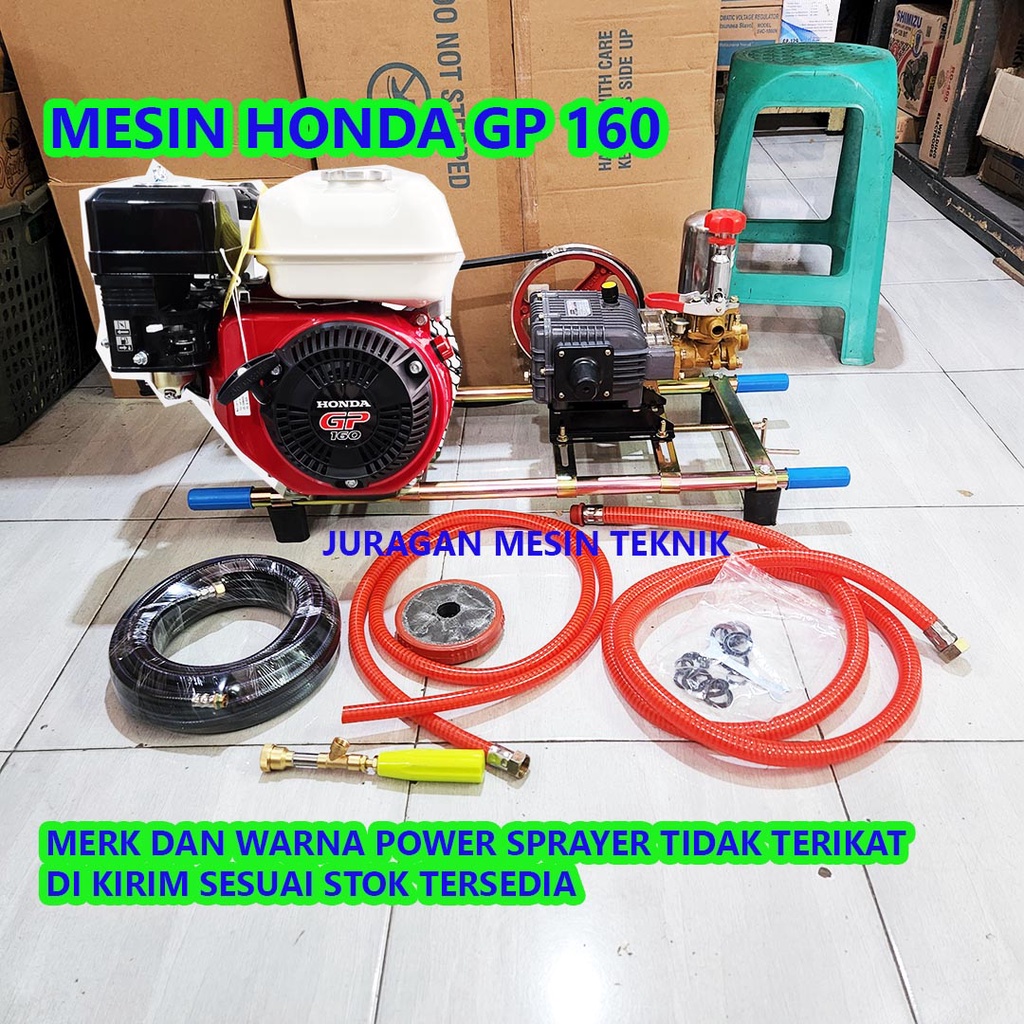 Jual Mesin Steam Bensin Honda GP 160 + Power Sprayer 22 GP160 PS22 SC22 Mesin Cuci mobil motor ...