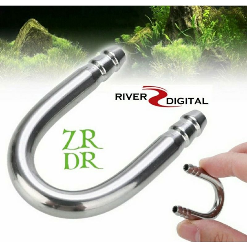 Jual Sambungan Selang U Shape / Pipe Stainless Steel Co2 Diffuser ...