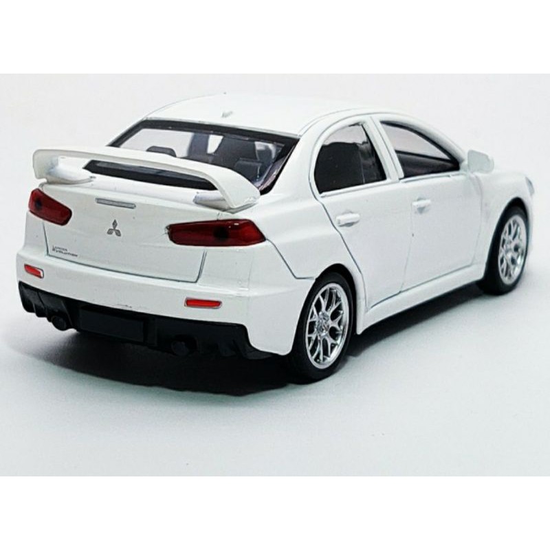 Jual DIE CAST SCALE 1/38, MITSUBISHI LANCER EVOLUTION X EVO 10 PUTIH ...