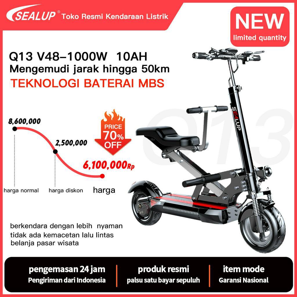 Jual 【Harga Subsidi】SEALUP™ XLP-Q13 Skuter Listrik Otoped 48v1000w ...