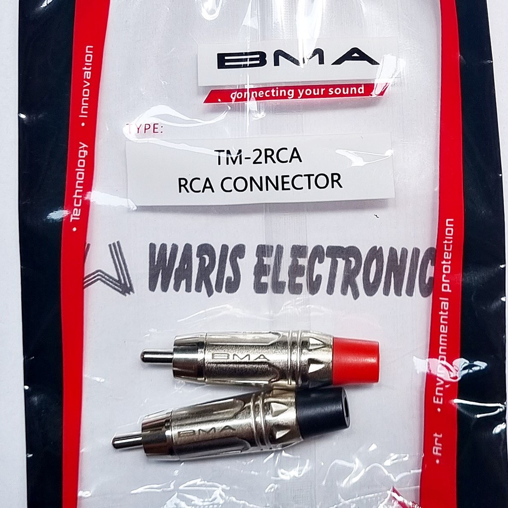 Jual Jack RCA BMA set RCA Connector TM 2RCA | Shopee Indonesia