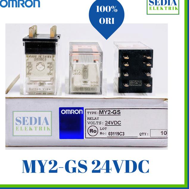 Jual Relay Omron MY2-GS-24VDC MY2GS 24VDC | Shopee Indonesia