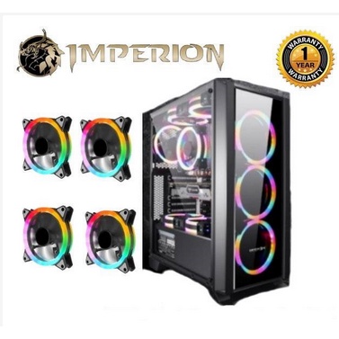 Jual CASING GAMING IMPERION FORTRESS 301 302 303 305 306 Neo 507 bonus FAN RGB (NO PSU) | Shopee ...