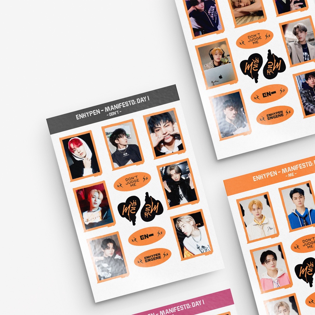 Jual STIKER KPOP - ENHYPEN MANIFESTO:DAY1 | Shopee Indonesia