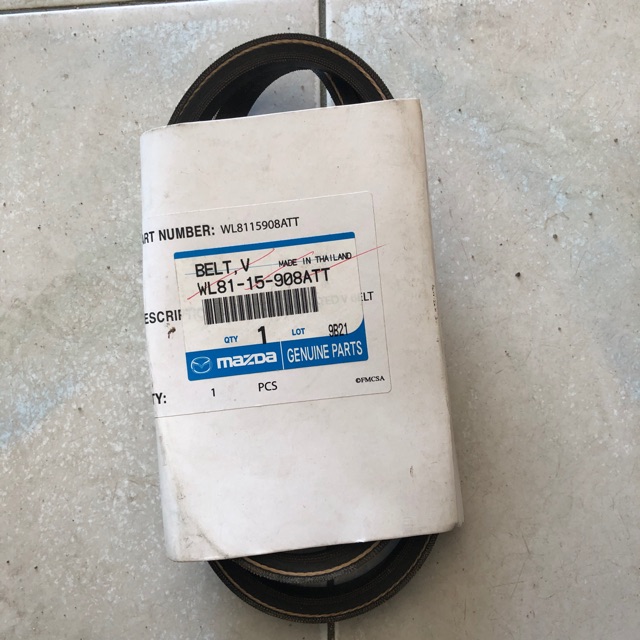 Jual V Belt Genuine Mazda BT 50 Ranger 2.5 WL8115908ATT | Shopee Indonesia
