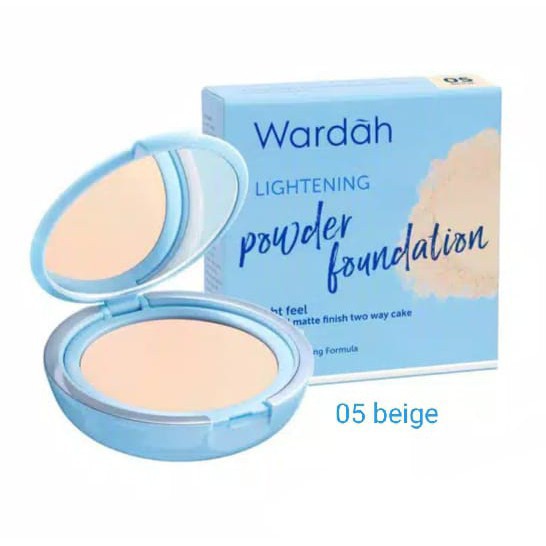Jual Wardah - Lightening Powder Foundation Light Feel/Bedak Padat ...