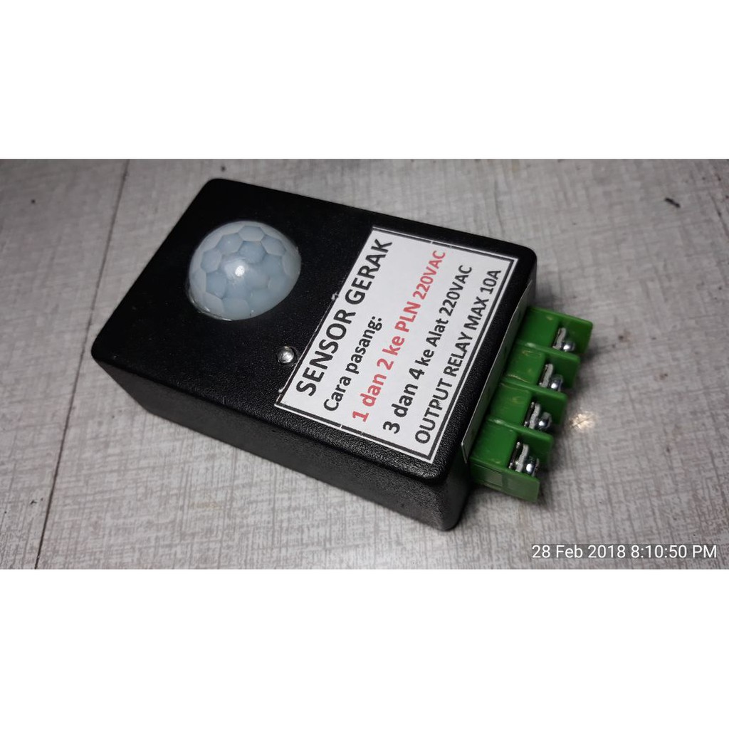 Jual Saklar Sensor Gerak Otomatis AC180Vac-240Vac | Shopee Indonesia