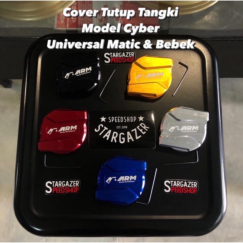 Jual Cover Cap Fuel Tutup Tangki CNC Variasi model Cyber ARM Arumi ...