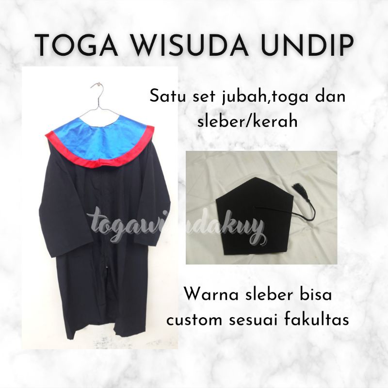 Jual Toga Wisuda Universitas Diponegoro UNDIP /Jubah Wisuda satu set ...