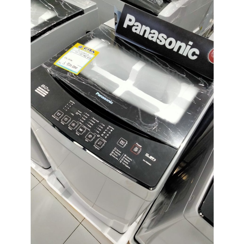 Jual MESIN CUCI PANASONIC 1 TABUNG TOP LOADING NA-F80MB1 Kapasitas 8 kg | Shopee Indonesia