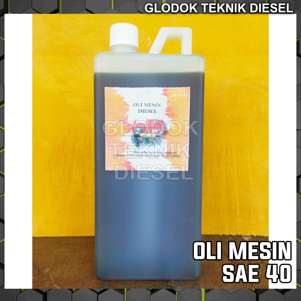 Jual Oli Khusus Mesin Diesel / Penggerak Machine OIL 1 LITER SAE 40 ...