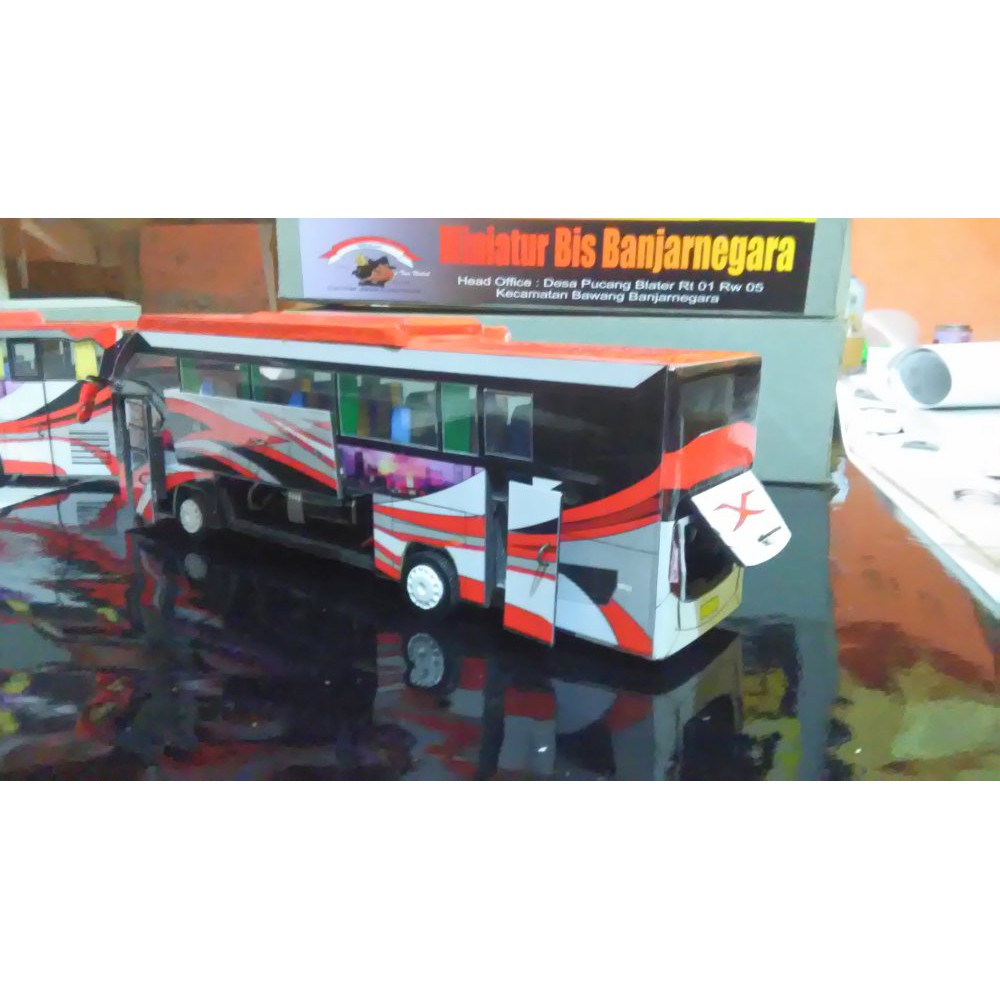 Jual Miniatur Bus Bhinneka | Miniatur Bus Skala 43 | Miniatur Bus Mirip ...