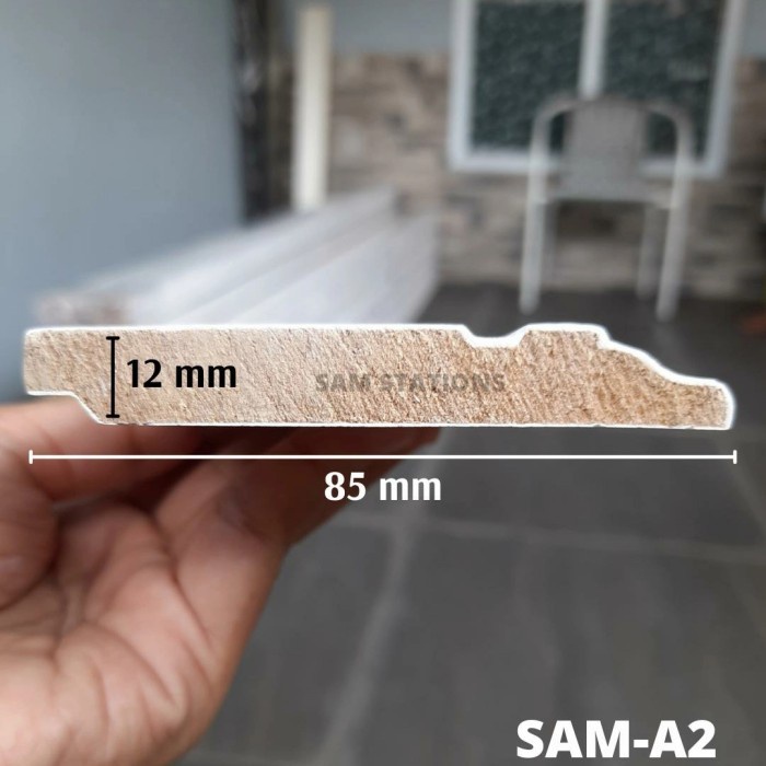 Jual SAM-A2 PLINT LANTAI SKIRTING LIST KAYU WALL MOLDING LIS DINDING ...