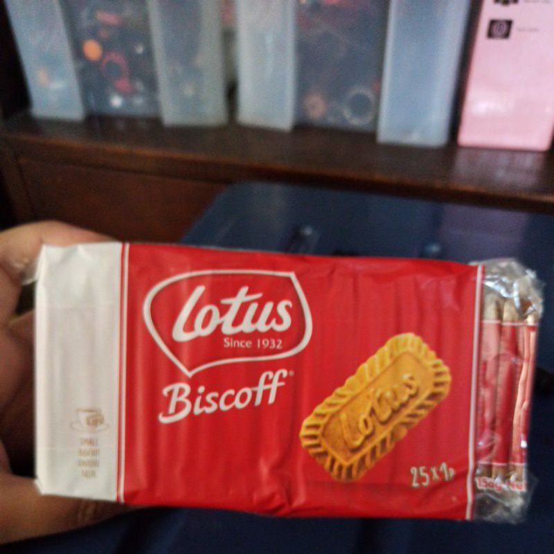 Jual Lotus Biscoff 156gr 156g 25 keping 25 sachet Biscuit Biskuit Lotus ...