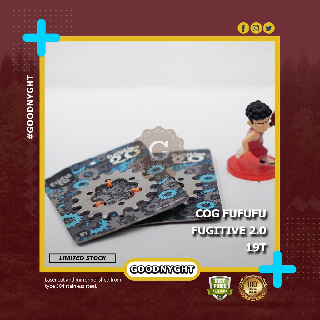 Jual Cog Fufufu Six Bolt 2.0 Laser Cut | Shopee Indonesia