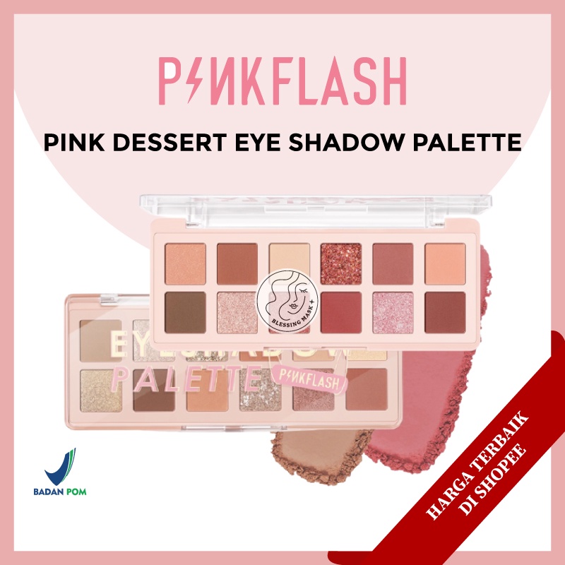 Jual PINKFLASH PinkDessert Pink Dessert 12 Shades Eyeshadow Palette ...