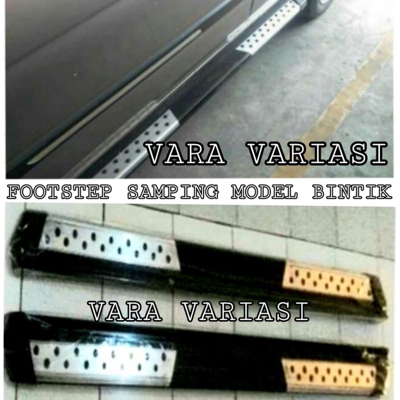 Jual footstep ijakan samping mobil rush terios lama 2007 sampai 2017 model bintik | Shopee Indonesia