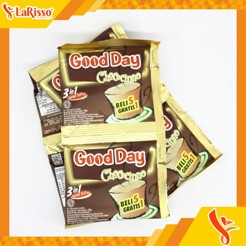 Jual GOOD DAY 3IN1 INSTANT COFFEE 10X20GR SACHET ALL VARIAN | Shopee ...