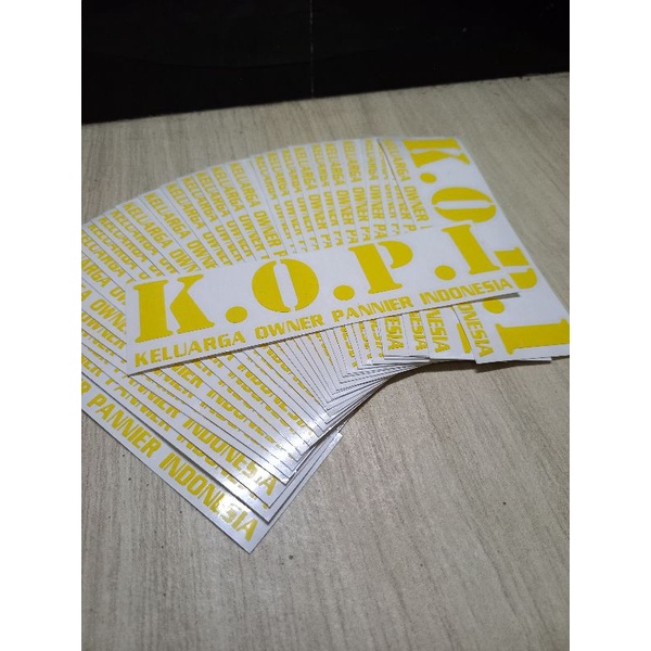 Jual Sticker Cutting - Keluarga Owner Pannier Indonesia - Original ...