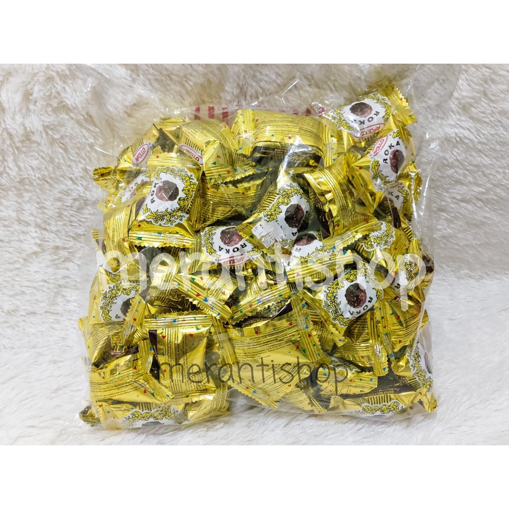 Jual Apollo Roka Chocolate wafer Ball ( 70 pcs x 6g ) Original Malaysia ...