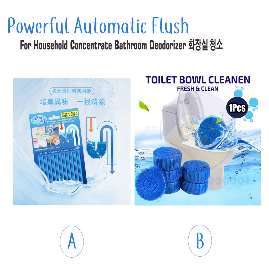 Jual Sani Stick PembersihTablet Sabun Saluran Air Pipa Toilet ...