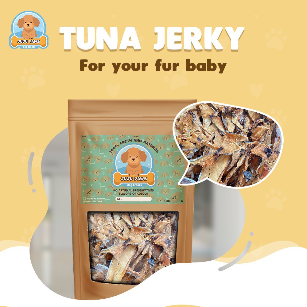 Jual Jujupaws Tuna Jerky / Snack Tuna Jerki | Shopee Indonesia