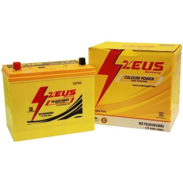 Jual Aki Toyota Kijang LGX Zeus NS70 65D26R Calcium Power Aki kering ...