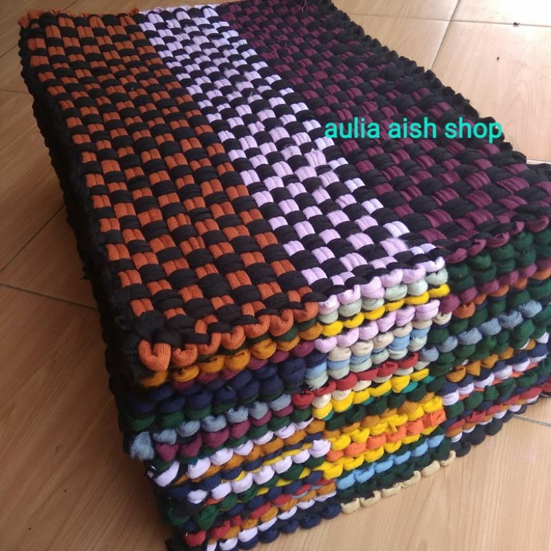 Jual (PROMO) KESET ANYAM HOMEMADE TEBAL dan RAPI uk 33*53cm | Shopee ...