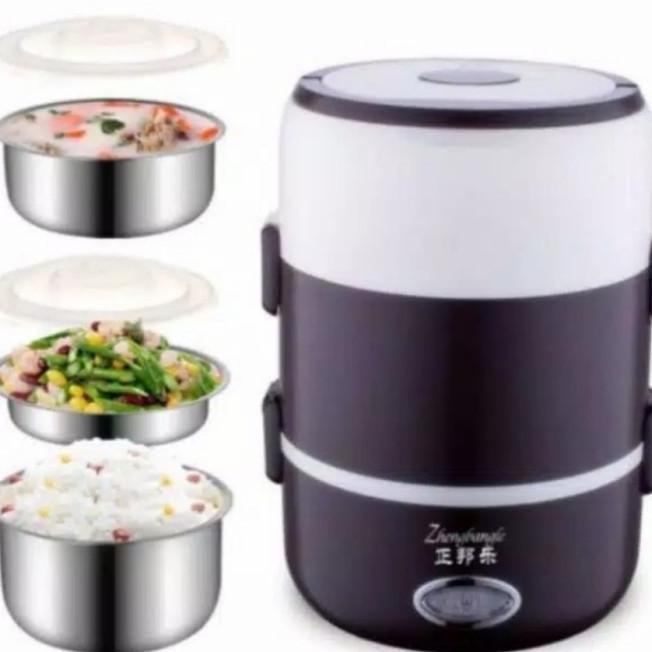 Jual Magic Com Mini - Electric Lunch Box + Egg Boiler Magicom | Shopee ...