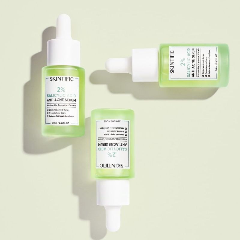 Jual SKINTIFIC 2% Salicylic acid ANTI ACNE SERUM 20ML | Shopee Indonesia