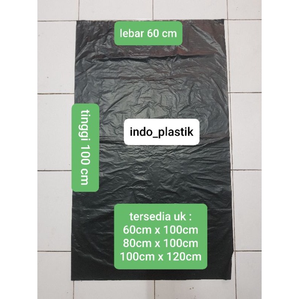 Jual HD Sampah / Kantong Plastik Sampah Hitam / Trash Bag / Tempat Sampah / 60x100 , 80x100 ...