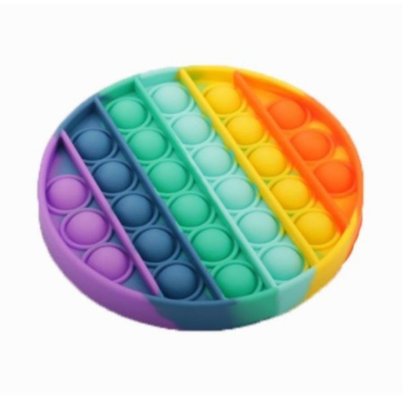 Jual mainan pop its rainbow toy bubble fidget sensory | Shopee Indonesia