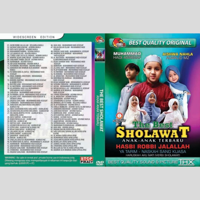 Jual KASET MP5 VIDEO LAGU THE BEST SHOLAWAT ANAK ANAK TERBARU | Shopee Indonesia
