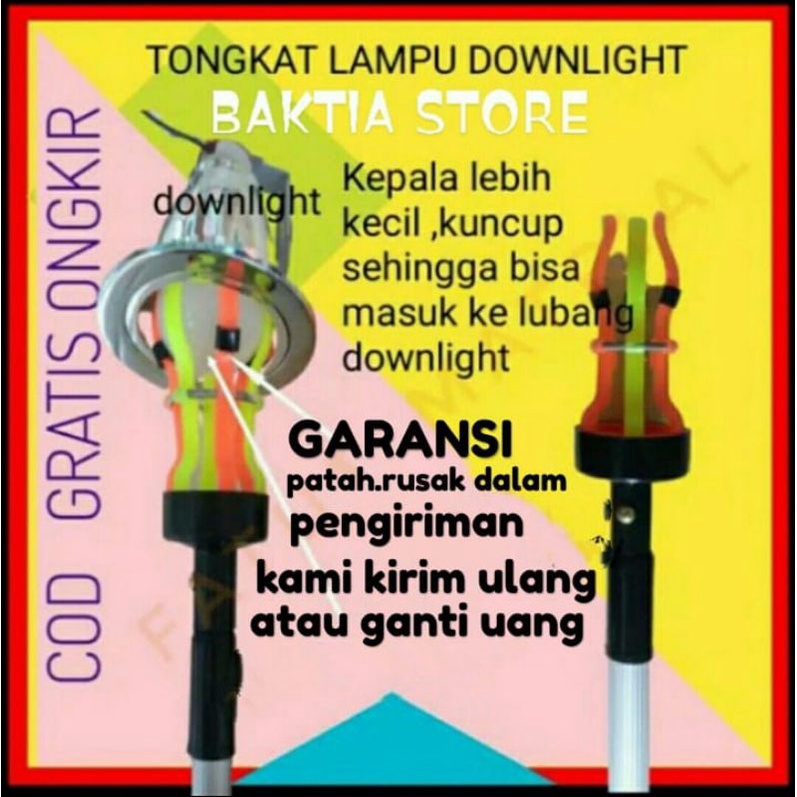 Jual STIK LAMPU DOWNLIGHT 4 3 2 METER TONGKAT LAMPU BOHLAM LED STICK ...