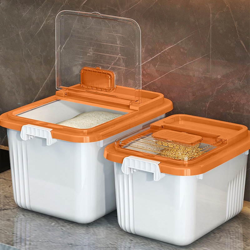 Jual INASO Tempat Wadah Penyimpanan Beras Rice Bucket Dispenser Beras ...