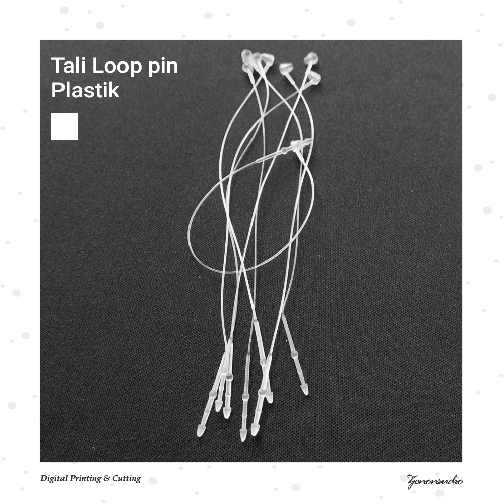 Jual Tali Loop Pin Nylon Plastik 1Set 500pcs (Ready Stock) | Shopee ...