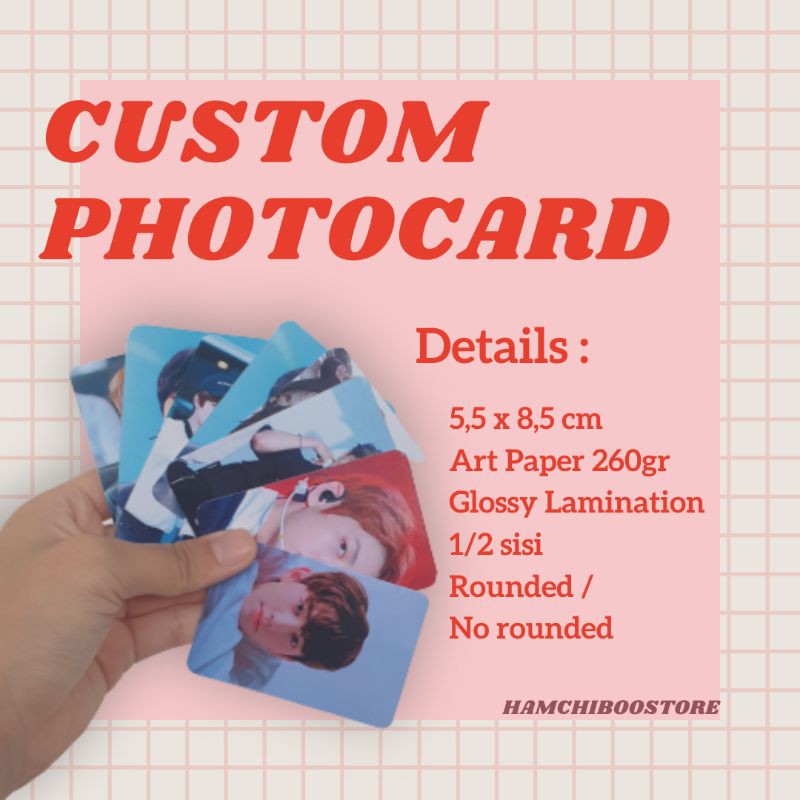 Jual Custom Photocard Kpop KOREA | Shopee Indonesia