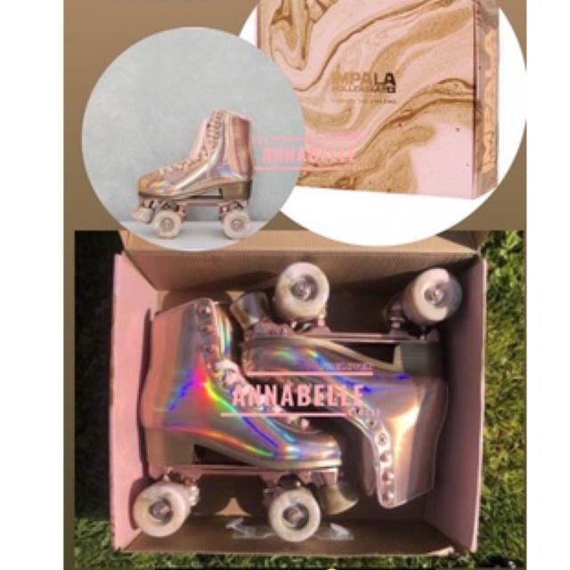 Jual Impala roller skates | Marwa Rose gold | Shopee Indonesia
