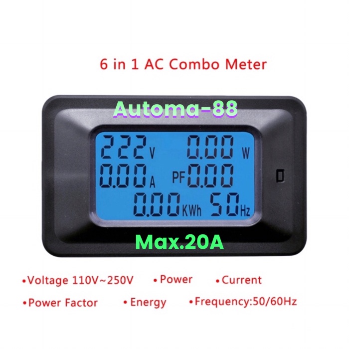 Jual Watt Meter Energy Meter Kwh Meter Tegangan Ac | Shopee Indonesia