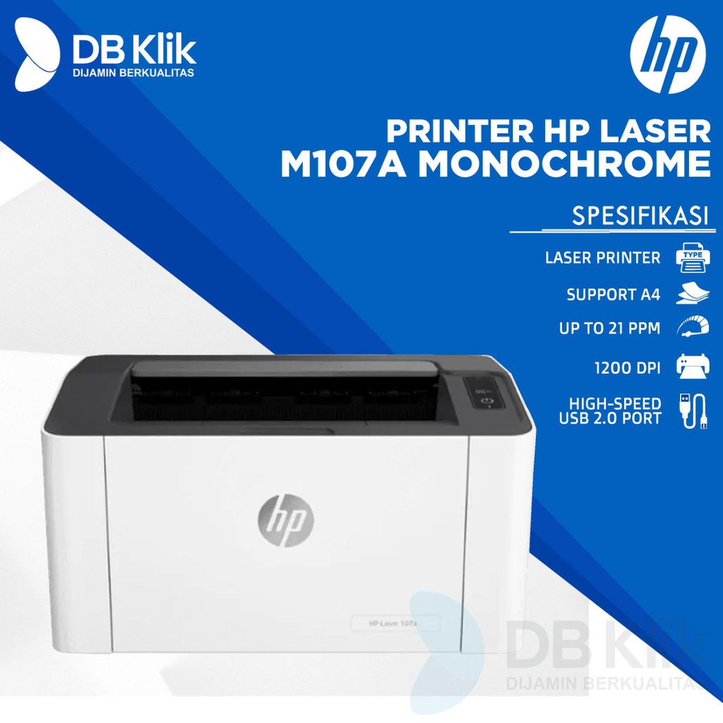 Jual Printer HP Laserjet PRO 107A Monochrome - Printer HP Laser M107a ...