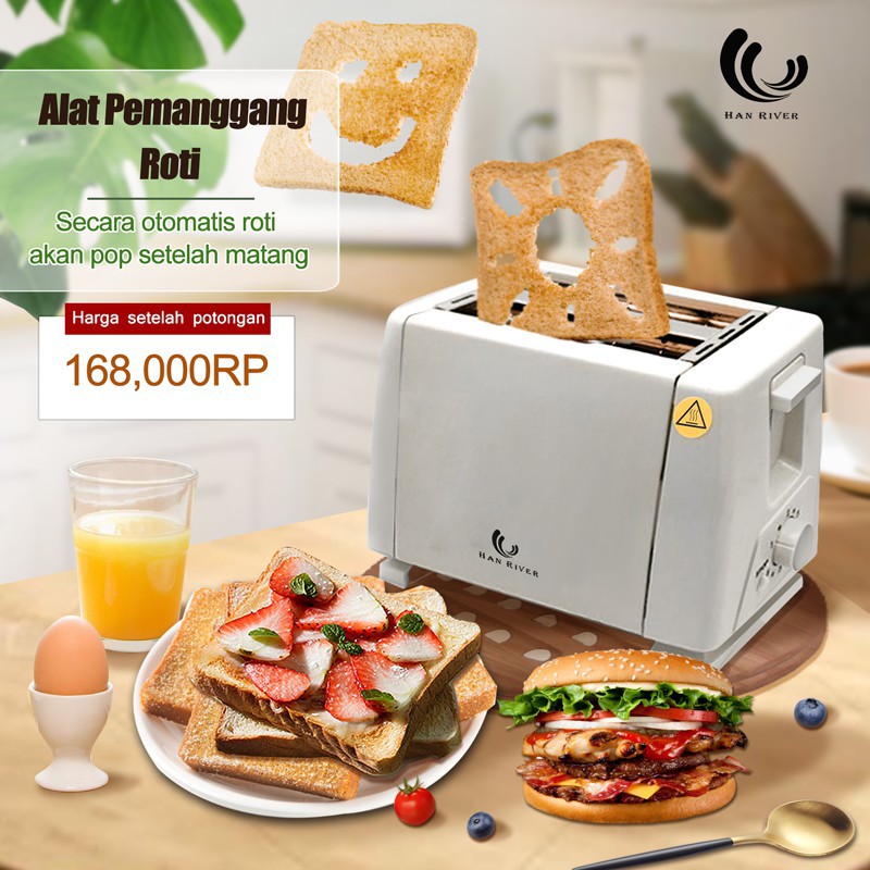 Jual [Claire.house] HAN RIVER toaster pemanggang roti listrik Electric ...