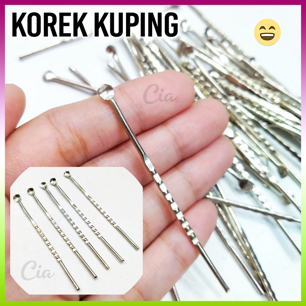 Jual Korek Kuping Besi Alat Pembersih Telinga Earpick Stainless Steel ...
