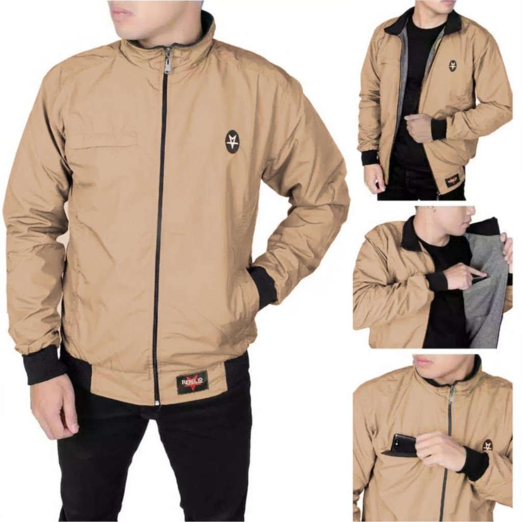 Jual JAKET PARASUT TASLAN WATERPROOF | Shopee Indonesia