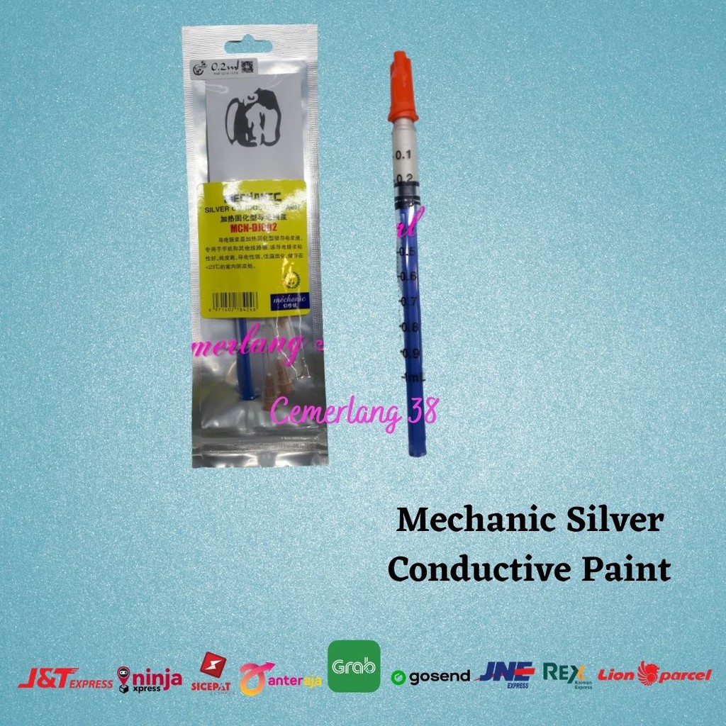 Jual Mechanic Silver Conductive Paint / Electro Carbon Suntik sambung ...